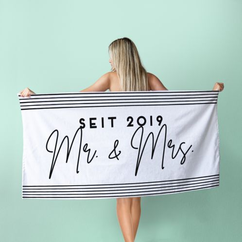 Personalisierbares Handtuch mit Monogramm